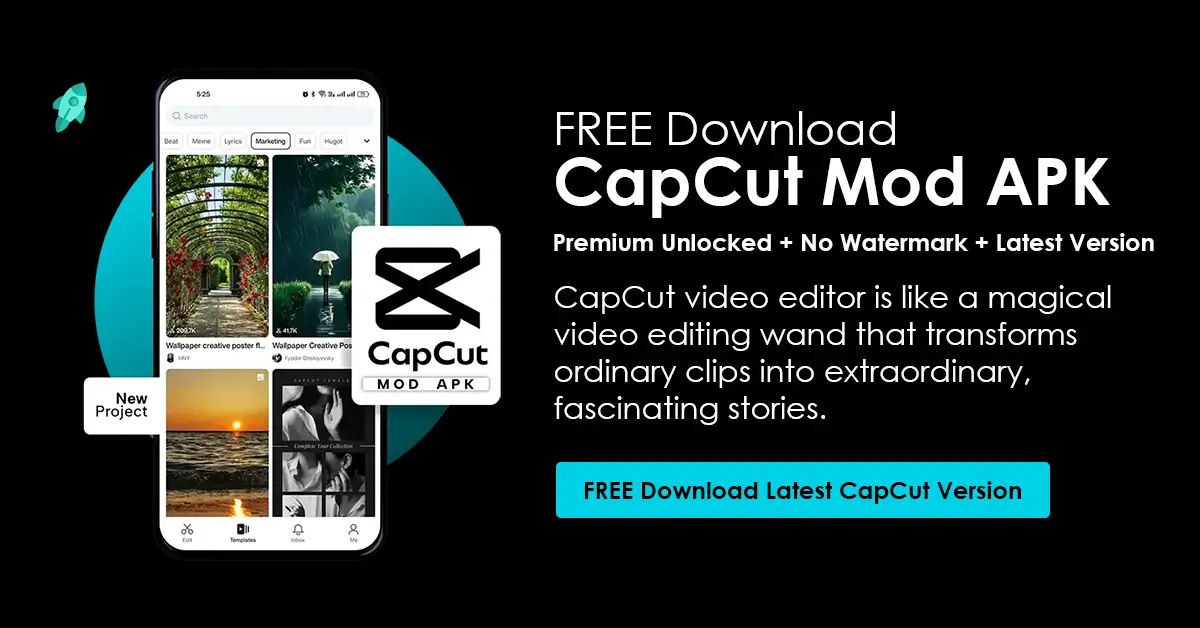 FREE Download CapCut Mod APK V14.0.0 (Premium Unlocked) Latest 2025